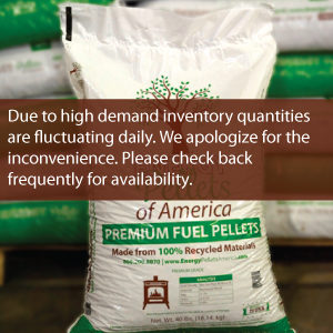 1 Ton Pallet Fuel Pellets | Energy Pellets of America | Fuel Pellets